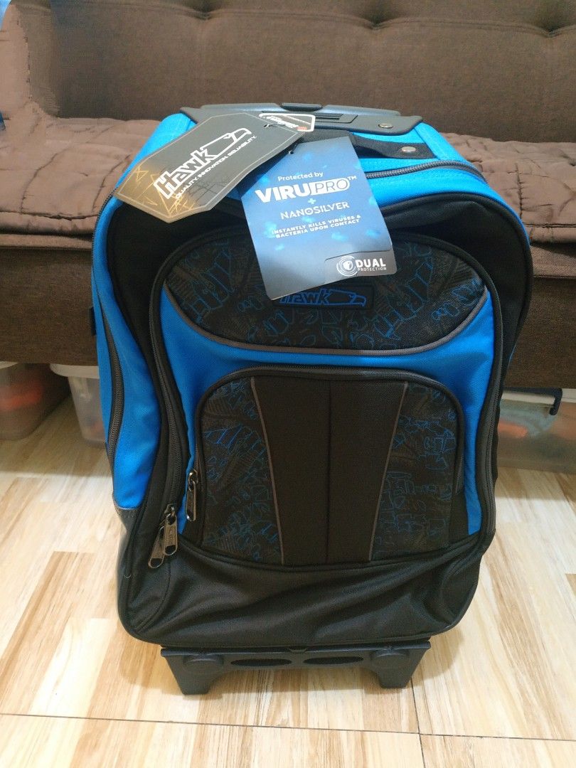 Hawk trolley school bag, Babies & Kids, Babies & Kids Fashion on Carousell