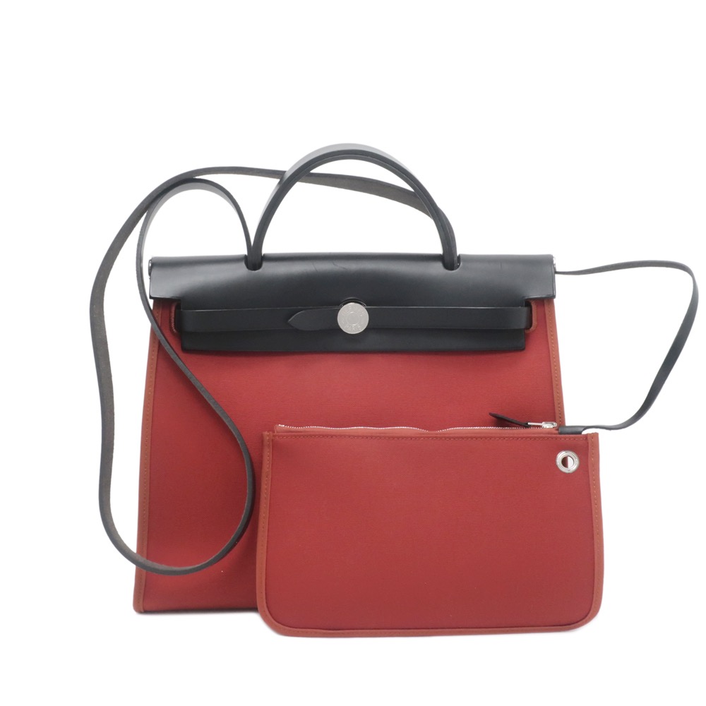 Hermes HerBag Zip PM 31 Twal Ofissier / Vash Hunter Cureable / Noir X ...