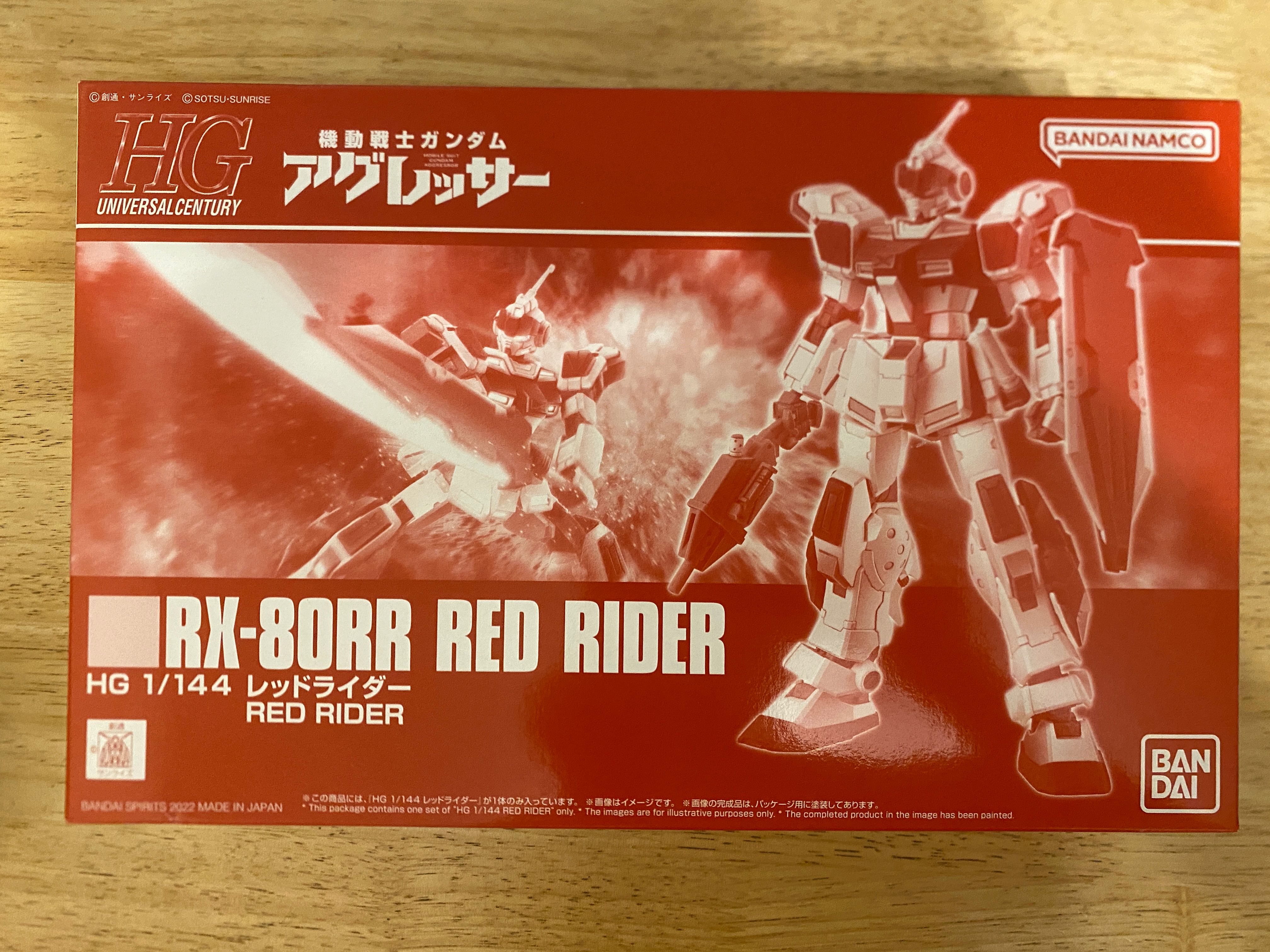 Hg rex-80rr red rider 1/144 gundam hguc Pb 限定, 興趣及遊戲, 玩具 & 遊戲類 - Carousell