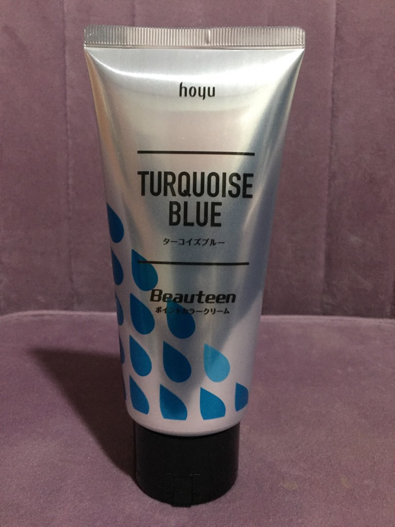 Hoyu Beauteen Turquoise Blue Color Cream, Beauty & Personal Care, Hair ...