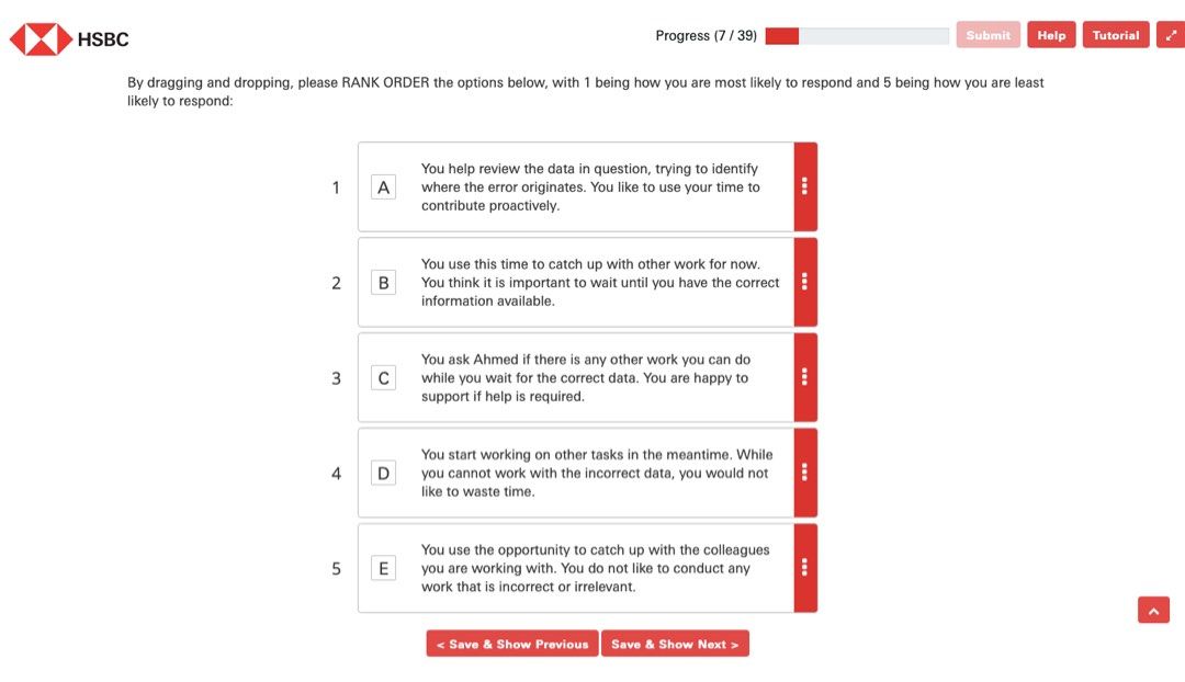 HSBC SHL OIA JSA Test Question and Solution, 興趣及遊戲, 書本 & 文具, 教科書 ...