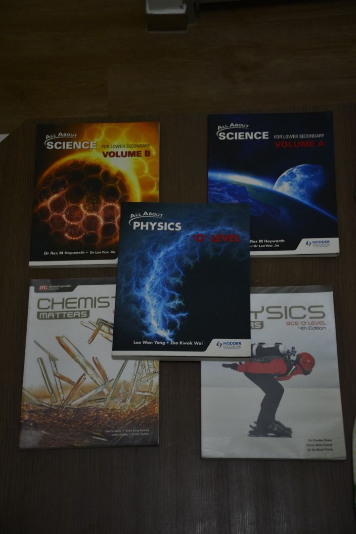 [HUGE DISCOUNT] Science (physics and chemistry) textbooks for O-level ...