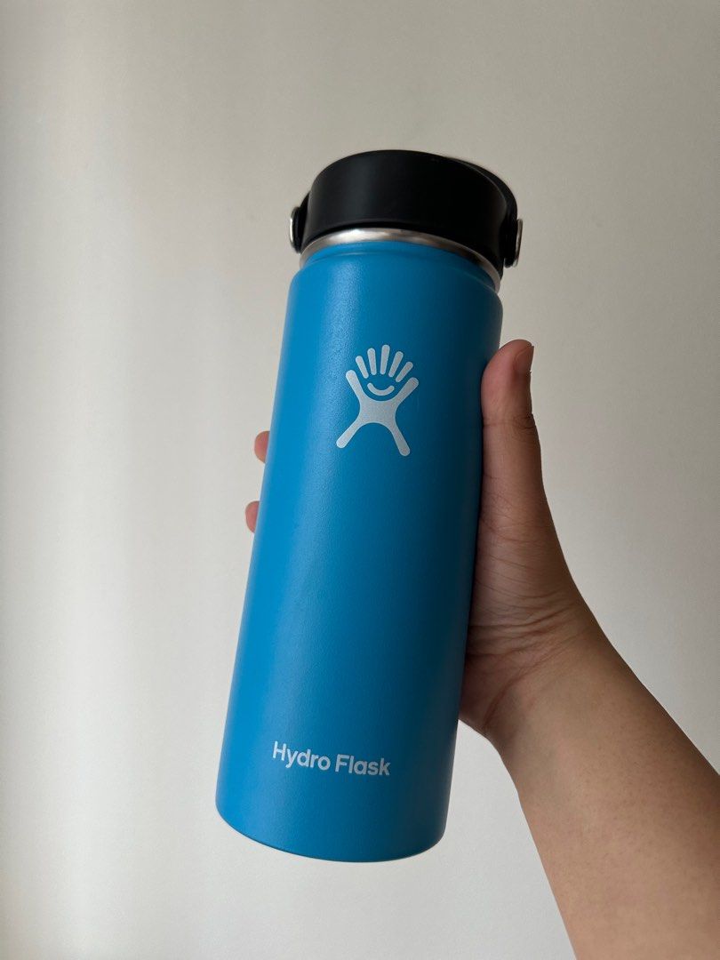 Hydroflask Pacific 18oz Wide Mouth Flex Cap, Furniture & Home Living ...
