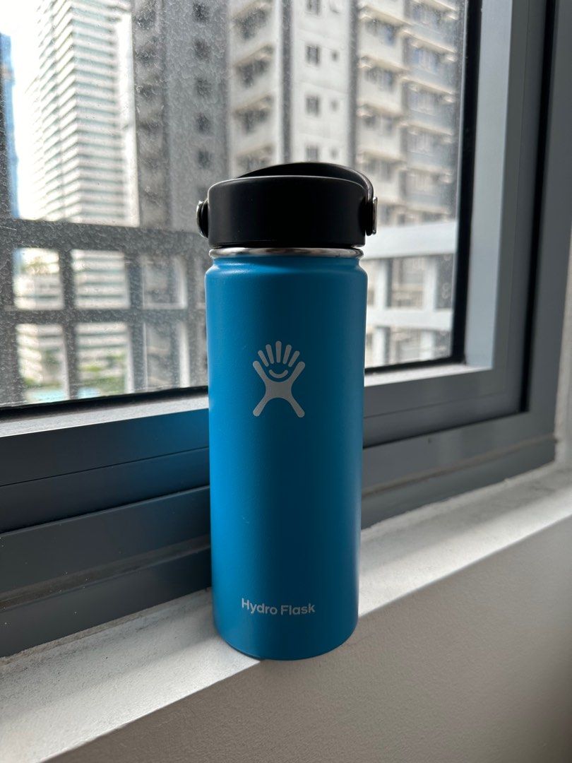Hydroflask Pacific 18oz Wide Mouth Flex Cap, Furniture & Home Living ...
