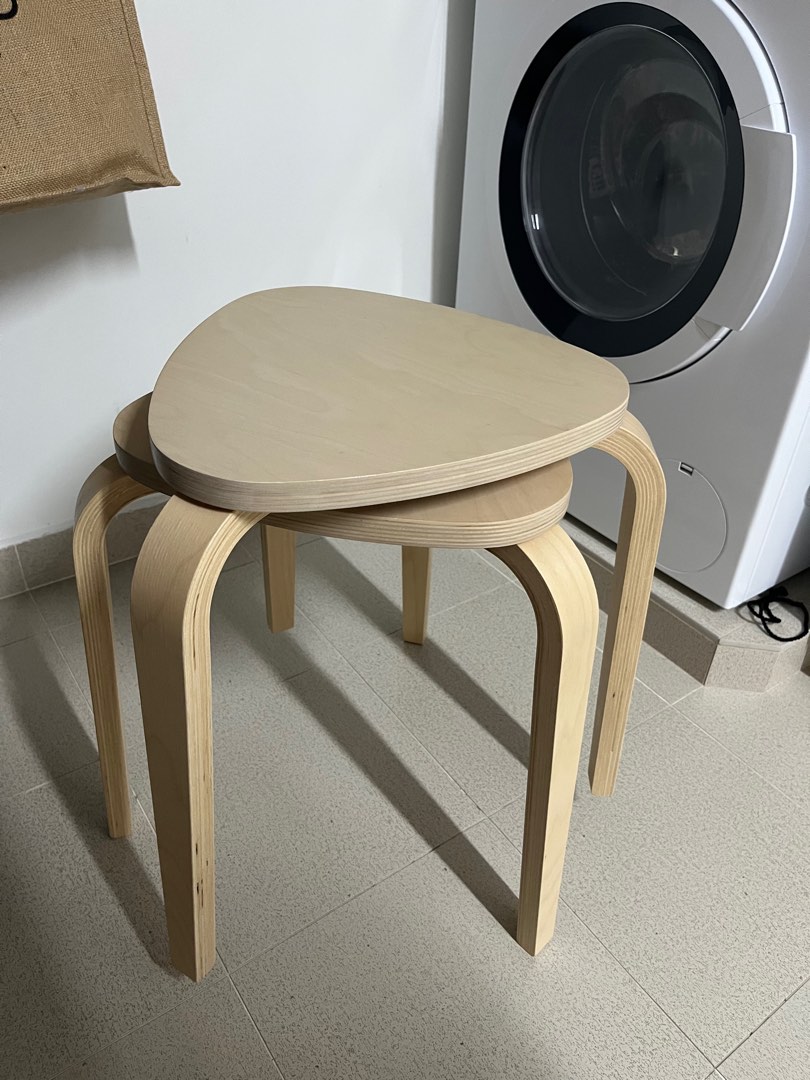 IKEA KYRRE Stool - birch, Furniture & Home Living, Furniture, Chairs on ...