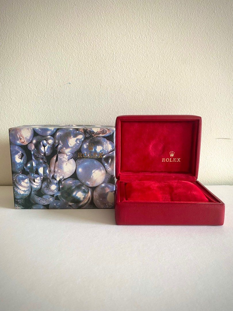 *In stock* Authentic Rolex red velvet ladies box (for Neo vintage ...