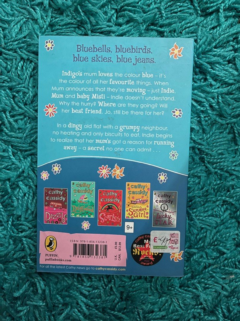 Indigo Blue by Cathy Cassidy, Hobbies & Toys, Books & Magazines ...