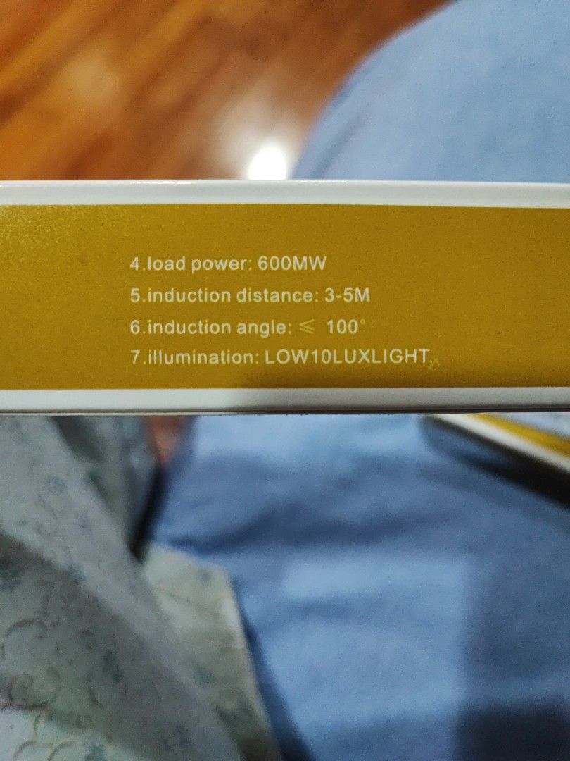 Infrared induction LED Light, Furniture & Home Living, Lighting & Fans ...