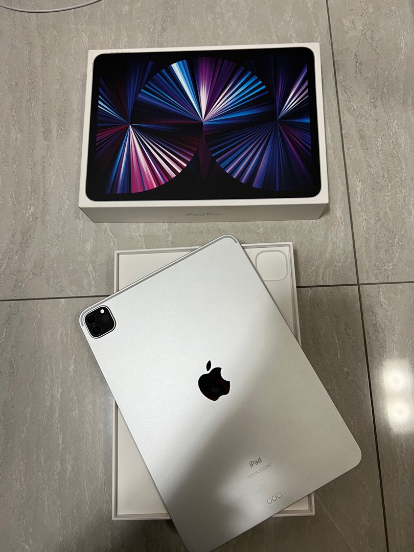 iPad Pro 11 3rd Gen WiFi Silver 128GB, Mobile Phones & Gadgets, Tablets ...