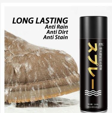 Japan Shoe Waterproof Spray 260ML/ Sneaker Nanotechnology Waterproofing ...
