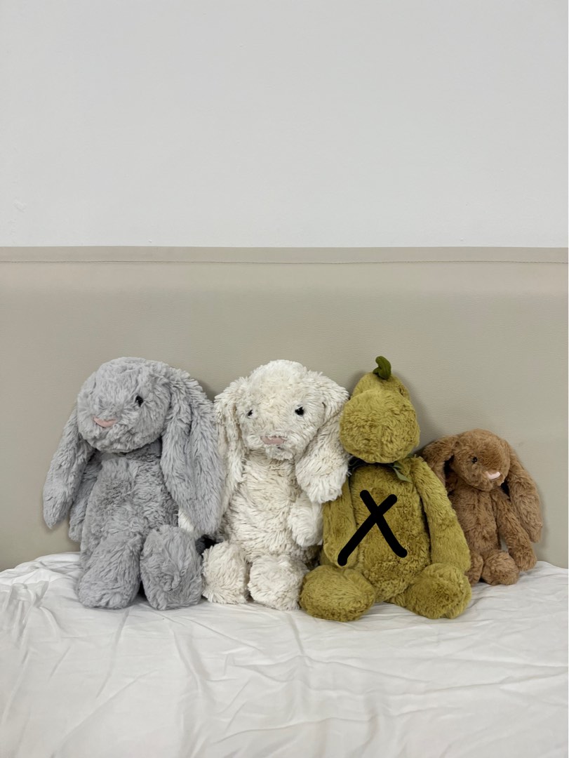 Jellycat Bunny Dino Rabbit soft toy, Hobbies & Toys, Toys & Games on ...