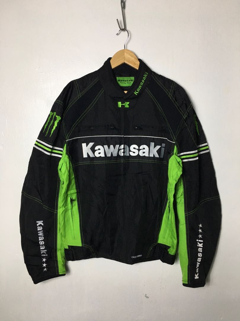 Kawasaki X Monster Moto Racing Jacket, Men's Fashion, Coats, Jackets ...