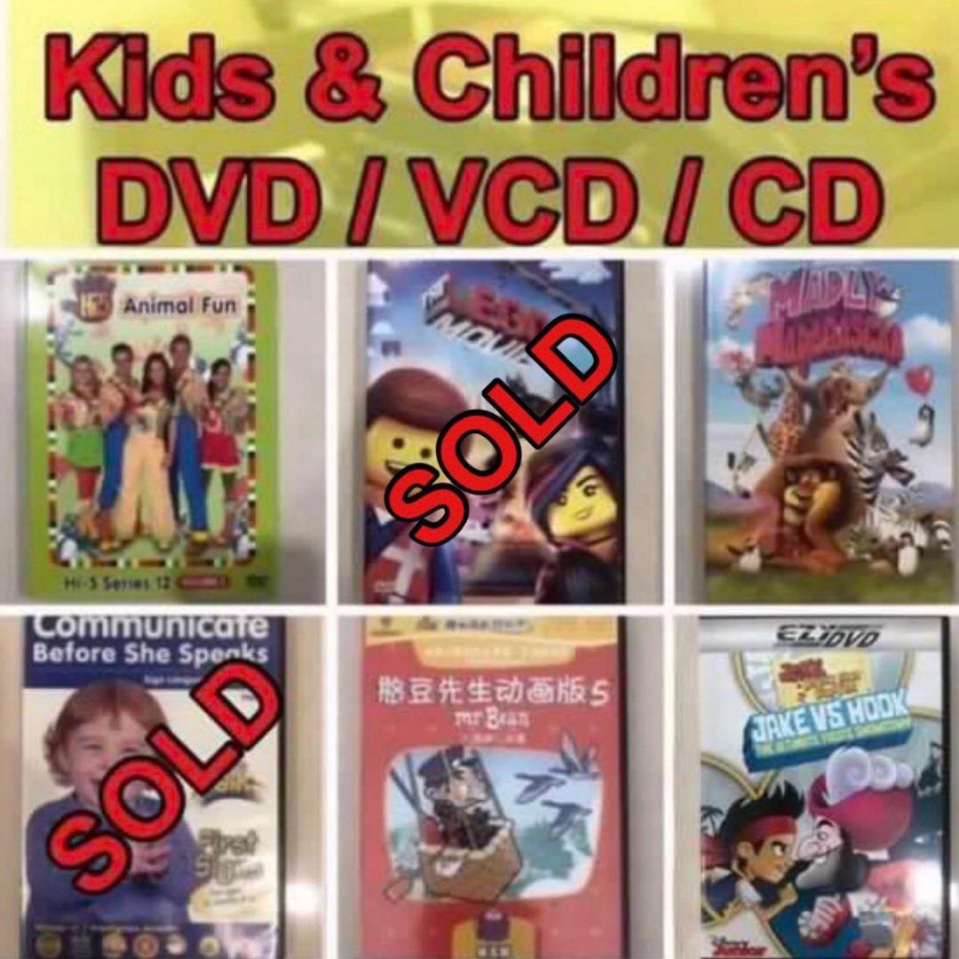 Kids & Children DVD / VCD / CD, Hobbies & Toys, Music & Media, CDs & DVDs on Carousell