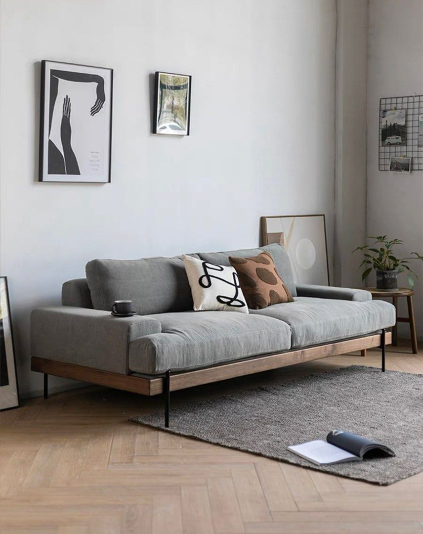 KJEL Modern Fabric Sofa, Furniture & Home Living, Furniture, Sofas on ...