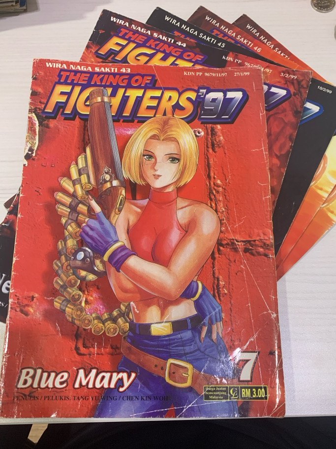 KOF 97 #7-#10 The King Of Fighters Book(RM10 satu komik sahaja) Vintage ...