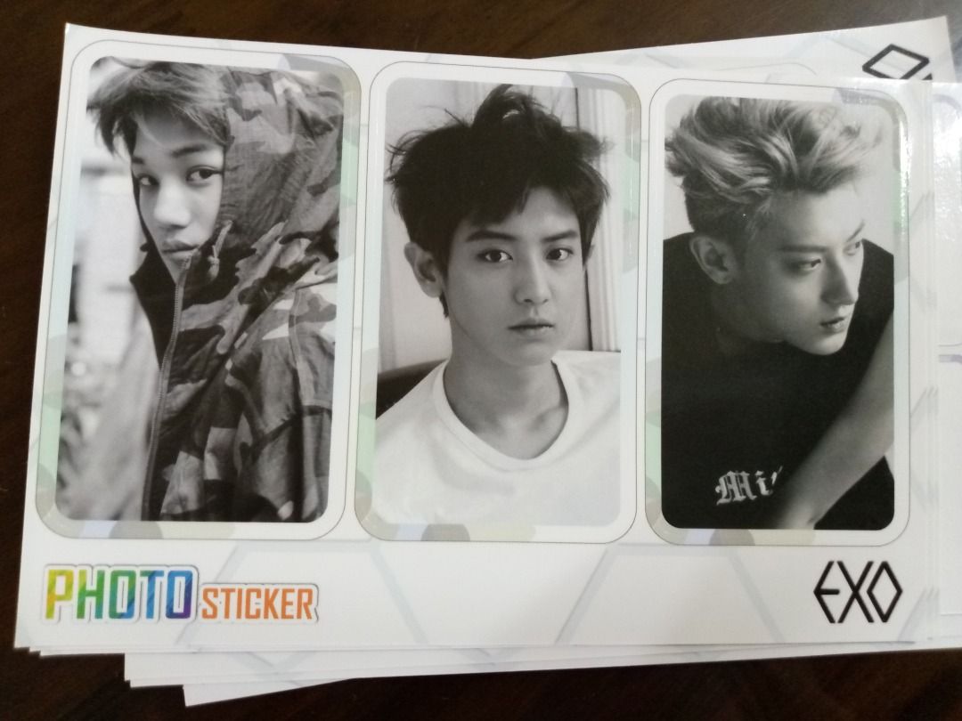 KPOP Collection: EXO Photo Sticker Set - ONHAND [Made from Korea ...