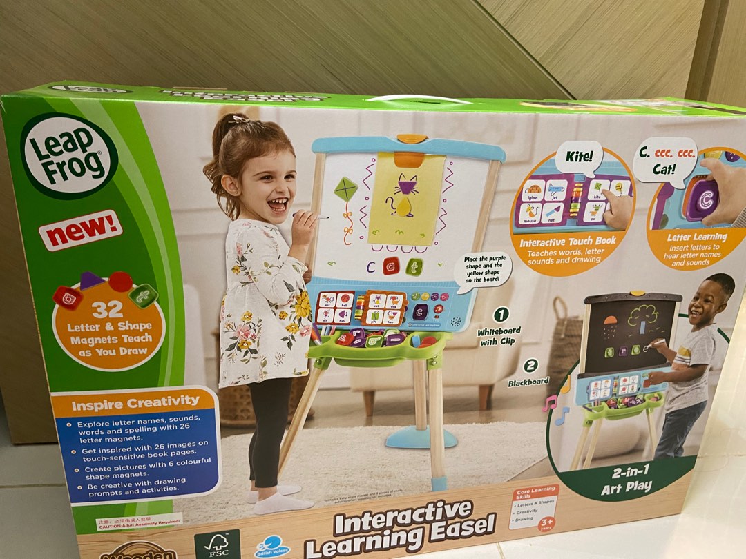 Leapfrog Interactive Learning Easel leap frog 兒童畫板 (不是 fisher price ...