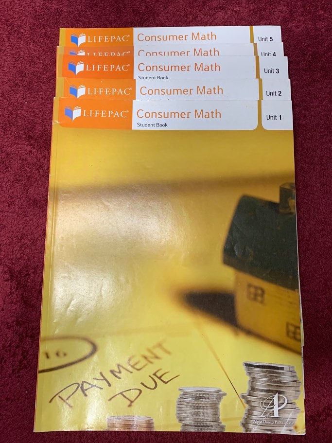 Lifepac Consumer Math Elective for Grades 11-12, Hobbies & Toys, Books & Magazines, Assessment ...