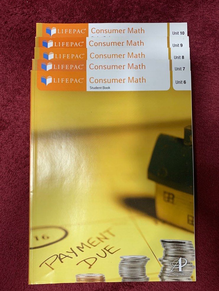 Lifepac Consumer Math Elective for Grades 11-12, Hobbies & Toys, Books ...