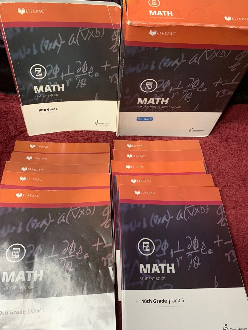Lifepac Math for Grade 10, Hobbies & Toys, Books & Magazines ...