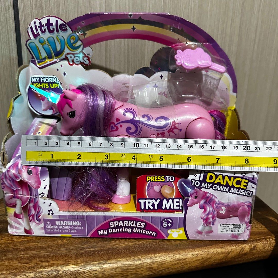 Little Live Pets Sparkle My Dancing Unicorn, Hobbies & Toys, Toys ...