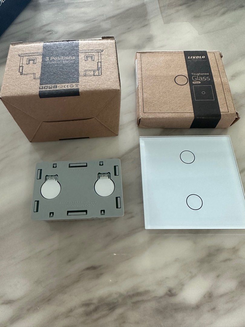 Livolo 2 gang 2 way smart switch, TV & Home Appliances, Electrical ...