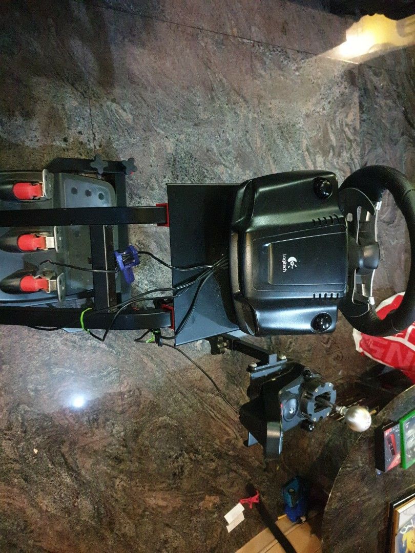 Logitech G27 USB Racing Wheel for PC, brook Ras1ution console adapter ...