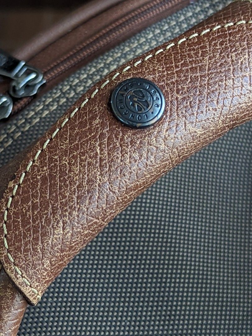 LONGCHAMP VINTAGE TROLLEY LUGGAGE TRAVEL BAG, Luxury, Bags & Wallets on ...