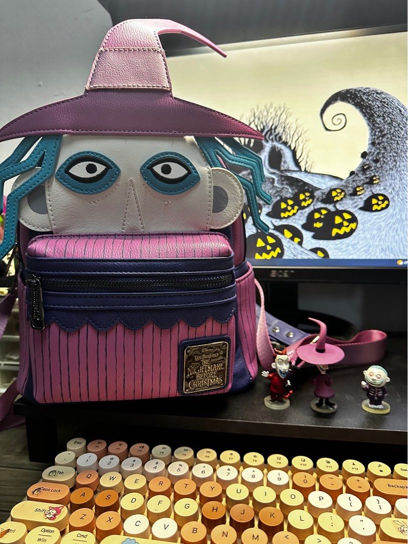 LOUNGEFLY Nightmare Before Christmas SHOCK backpack, Women's Fashion ...