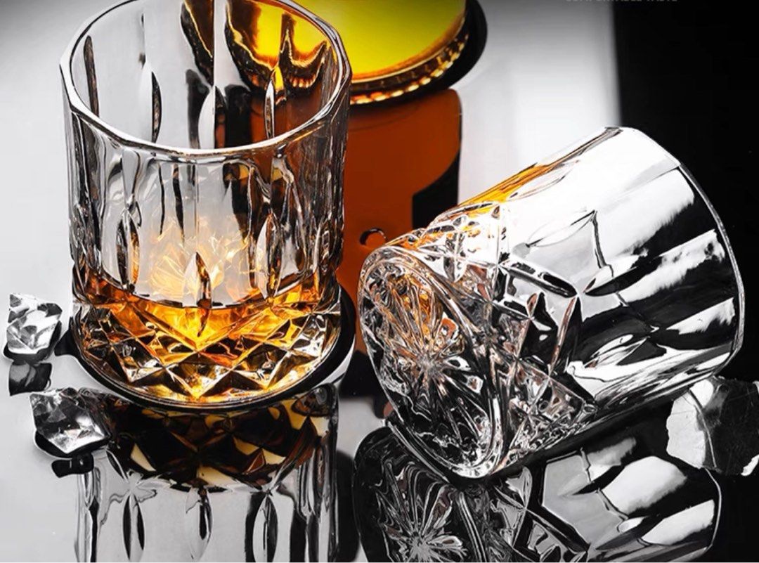 Luxury Crystal Whisky Rock Glass, Furniture & Home Living, Kitchenware & Tableware, Dinnerware ...
