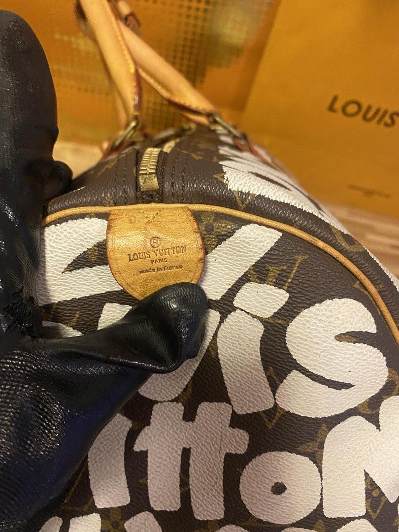 Lv Graffiti Duffle travel bag 50cm, Luxury, Bags & Wallets on Carousell