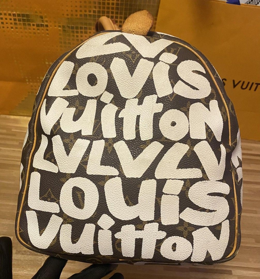 Lv Graffiti Duffle travel bag 50cm, Luxury, Bags & Wallets on Carousell