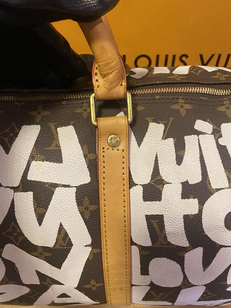 Lv Graffiti Duffle travel bag 50cm, Luxury, Bags & Wallets on Carousell