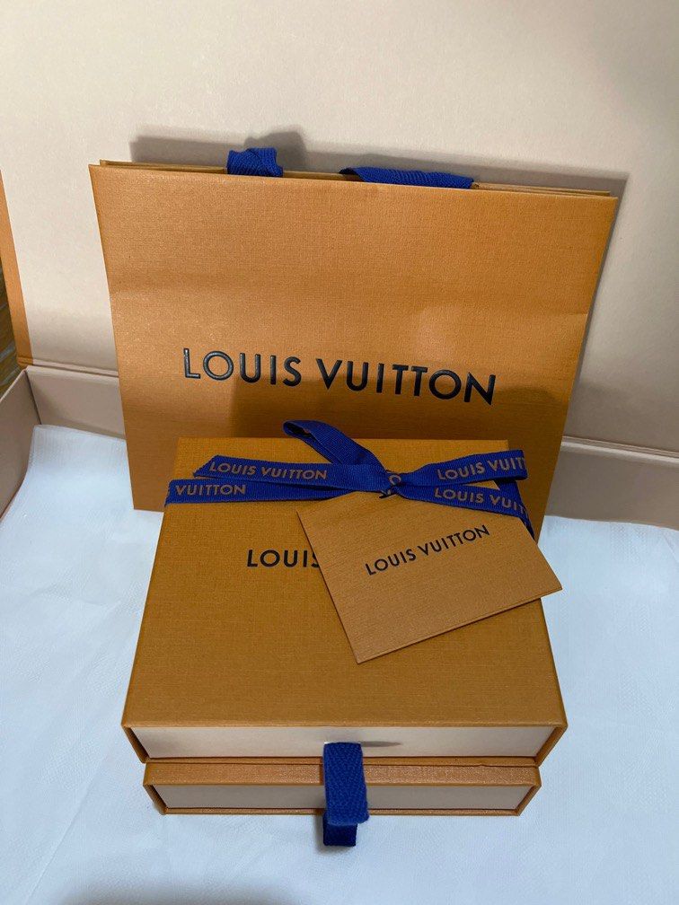 Lv wallet box and paper bag., Luxury, Bags & Wallets on Carousell