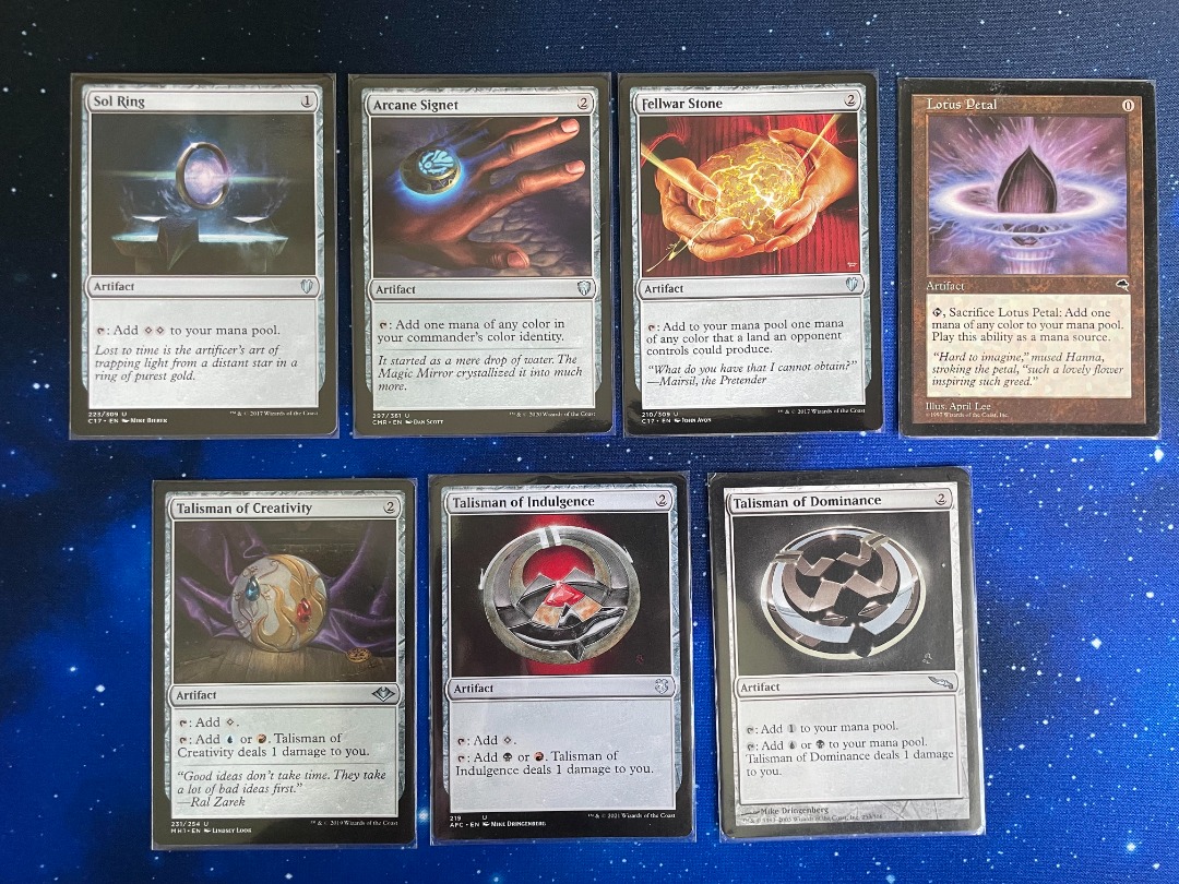 Magic the Gathering commander artifacts, Hobbies & Toys, Toys & Games ...