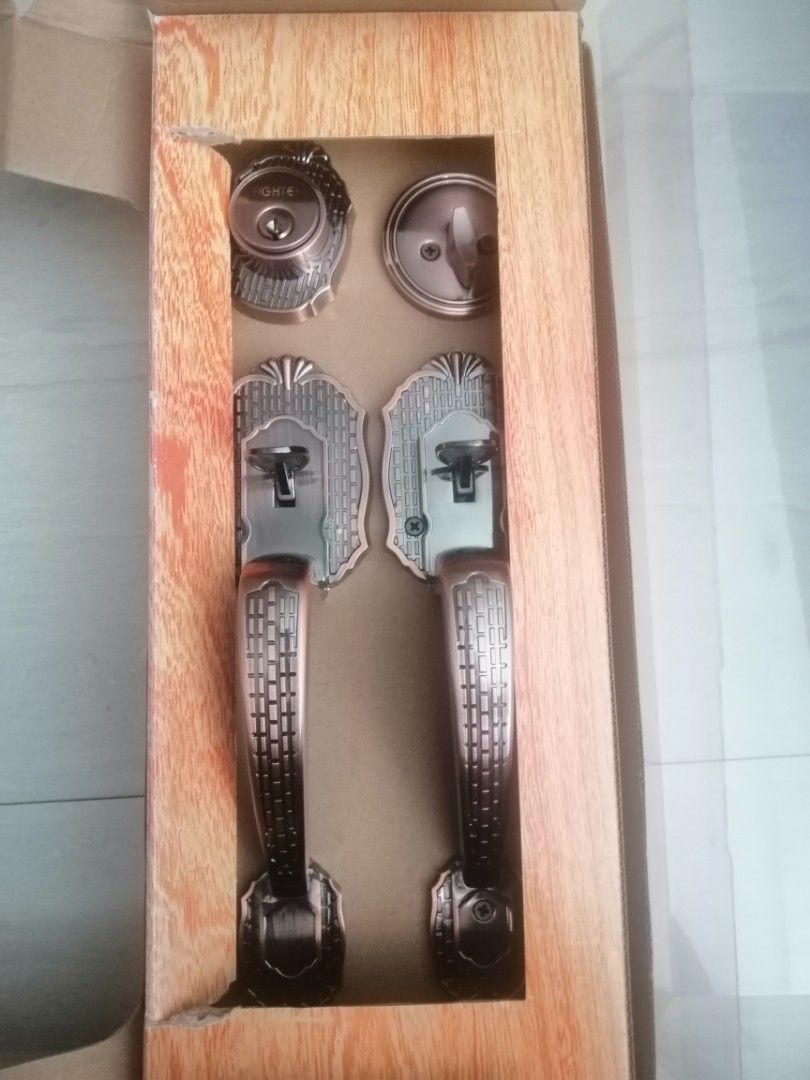 Main door handle set, Furniture & Home Living, Security & Locks, Locks ...