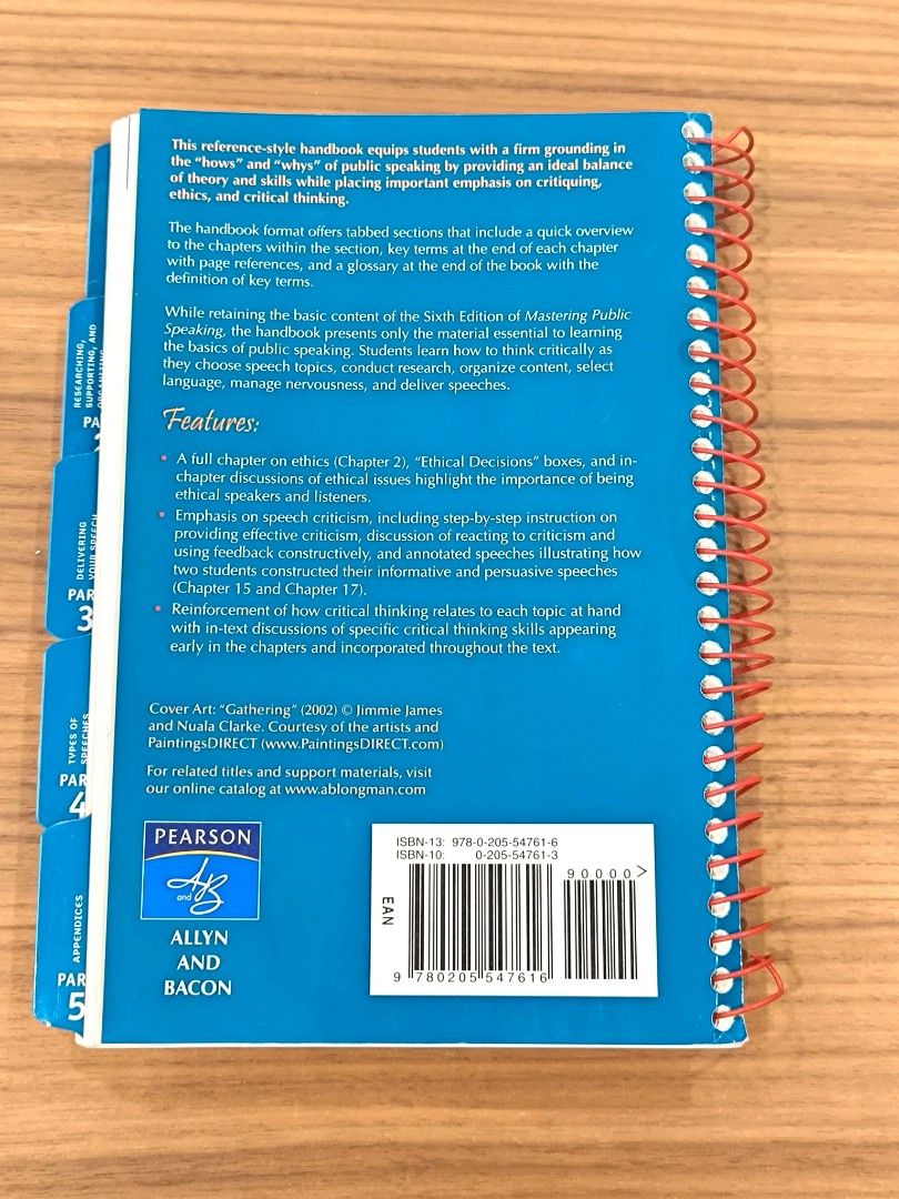 Mastering Public Speaking The Handbook By George L Grice John F Skinner ...