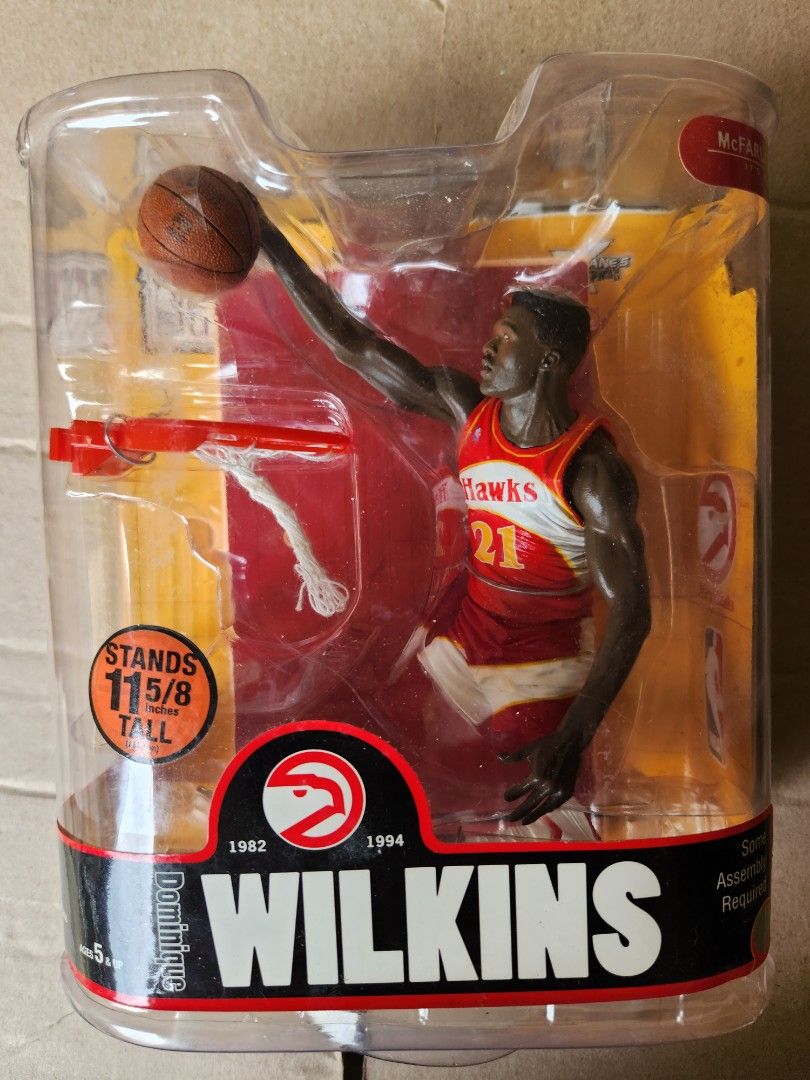McFarlane Nba Legends Dominique Wilkins (not Neca), Hobbies & Toys ...