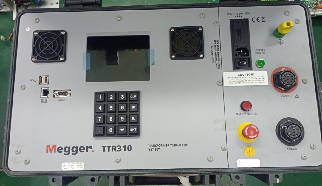 Megger TTR310 Transformer Turn Ratio Test Set, TV & Home Appliances ...