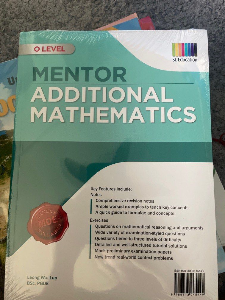 Mentor Additional Mathematics O level, Hobbies & Toys, Books ...