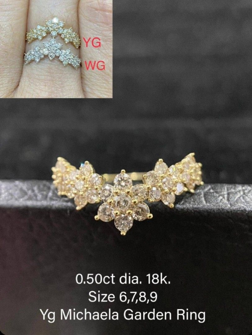 Michaela Garden Ring, Women's Fashion, Jewelry & Organizers, Rings on ...