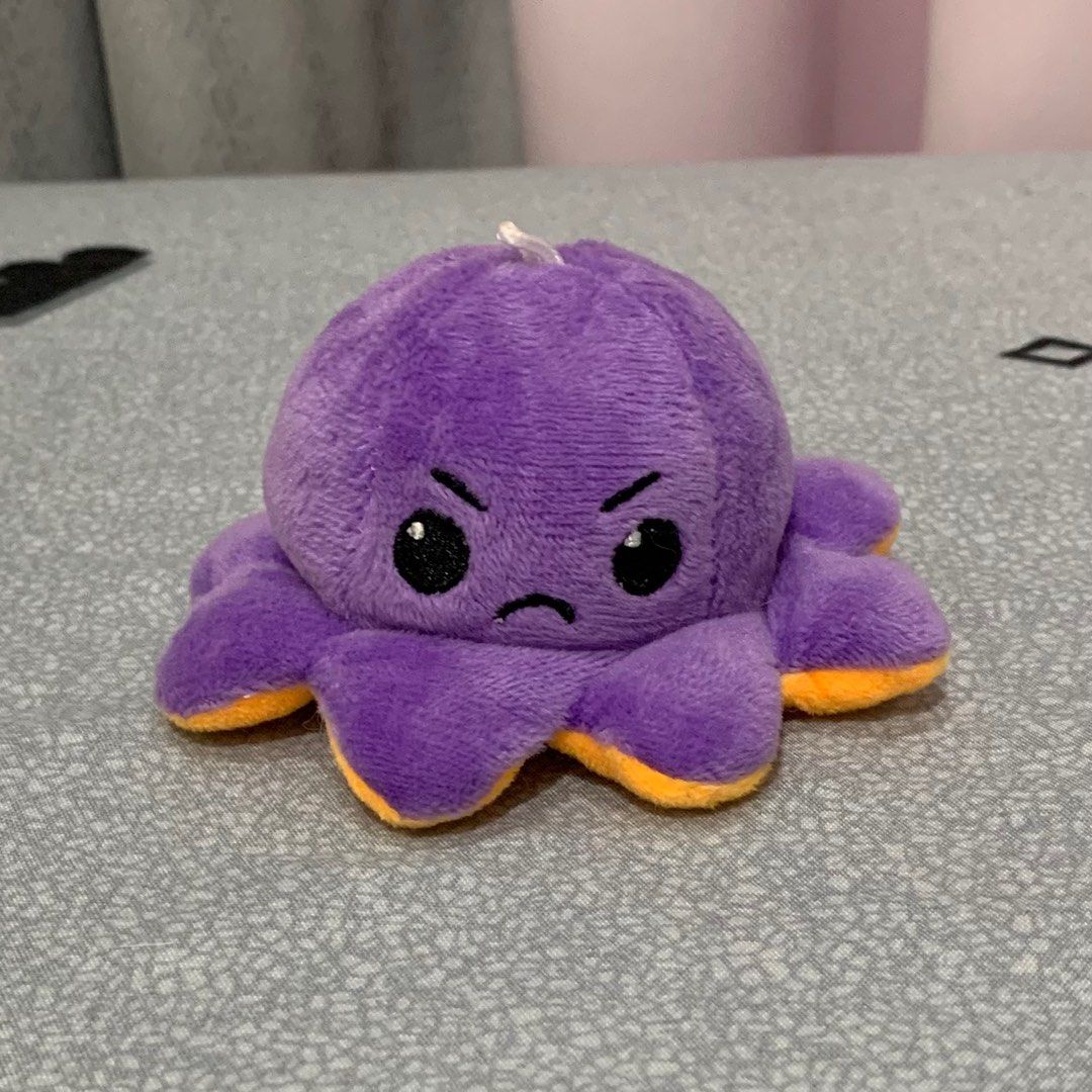 Mini Reversible Octopus Plushie from Korea, Hobbies & Toys, Toys ...