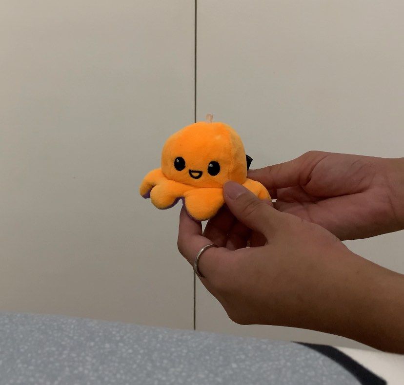 Mini Reversible Octopus Plushie from Korea, Hobbies & Toys, Toys ...