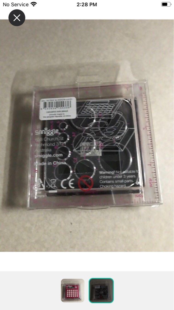 Mini Smiggle calculator with ruler, Mobile Phones & Gadgets, Other ...