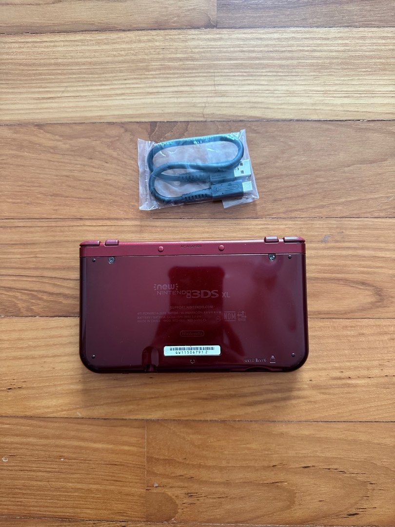 (Mint Condition) Nintendo New 3DS XL Maroon Red Console, Video Gaming ...