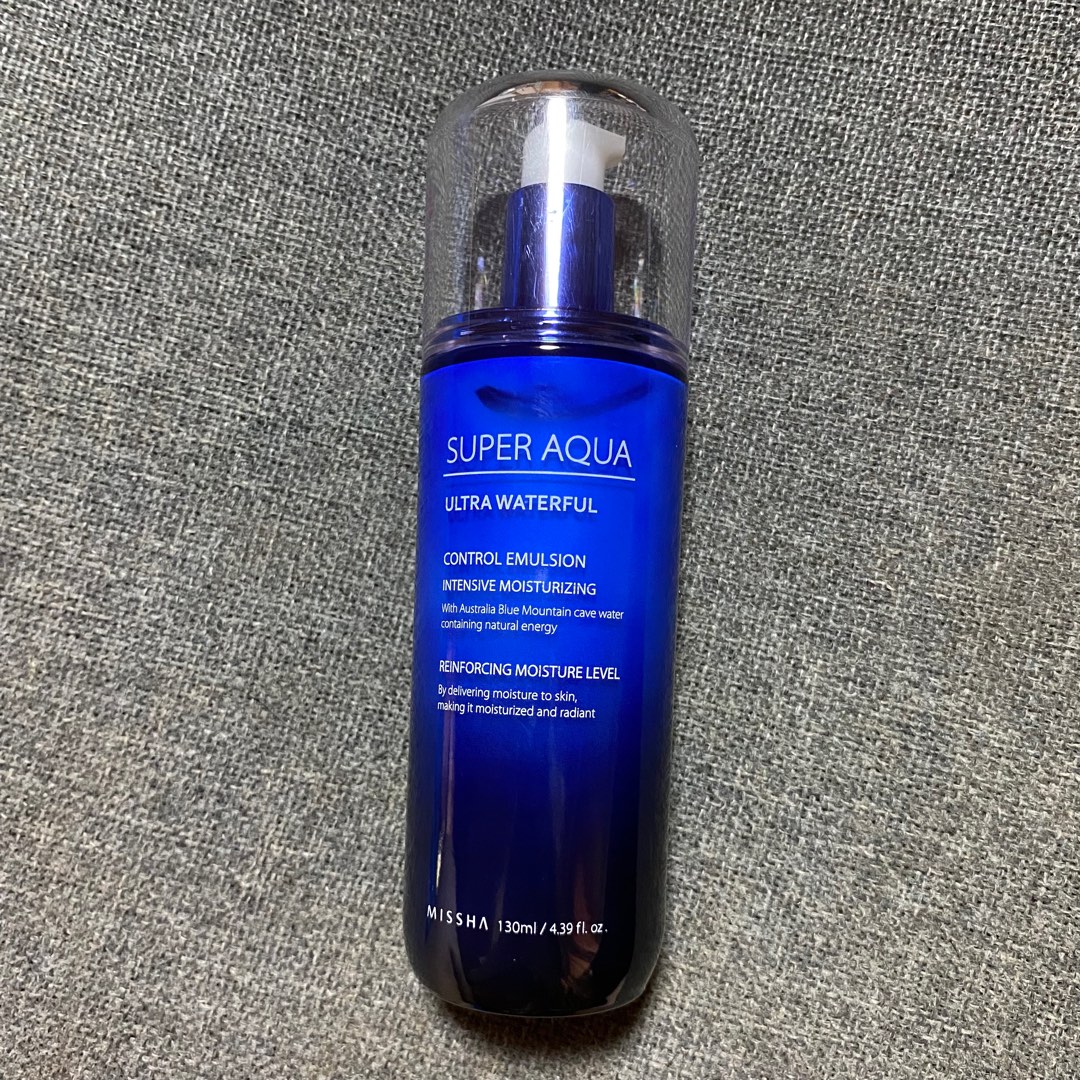MISSHA super aqua ultra waterful control emulsion 130ml, Beauty ...