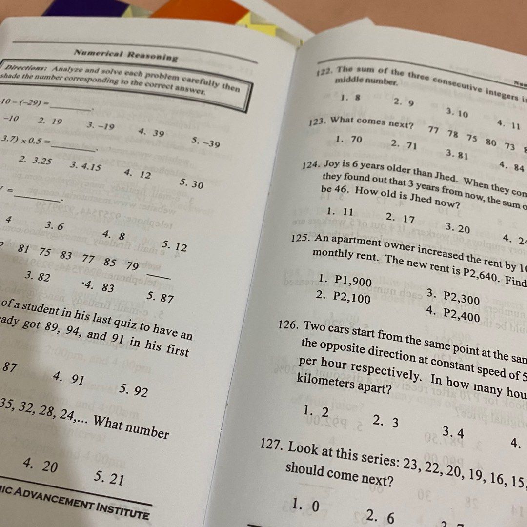 MSA Civil Service Exam Reviewer, Hobbies & Toys, Books & Magazines ...