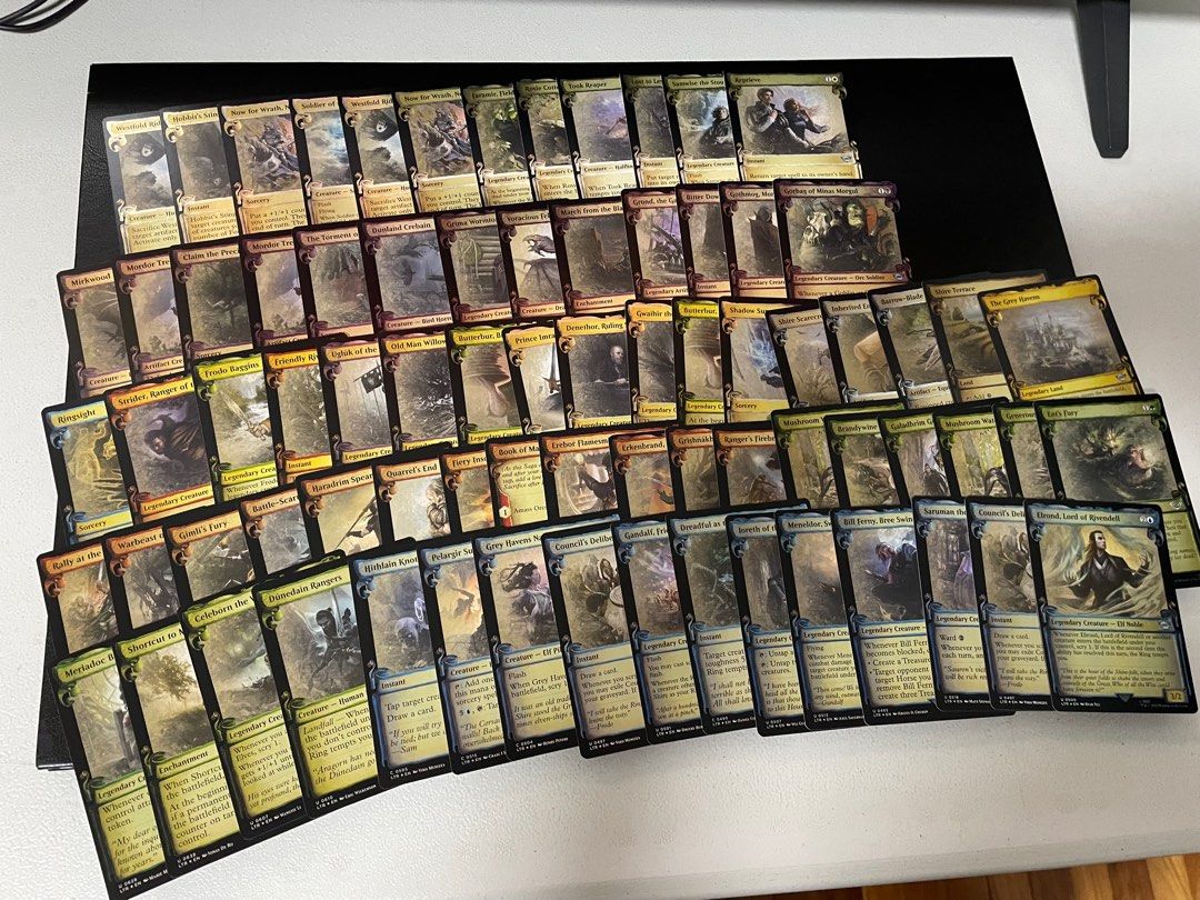 Mtg LOTR Holiday Special Showcase Scroll foil C&U x76 bundle (No ...