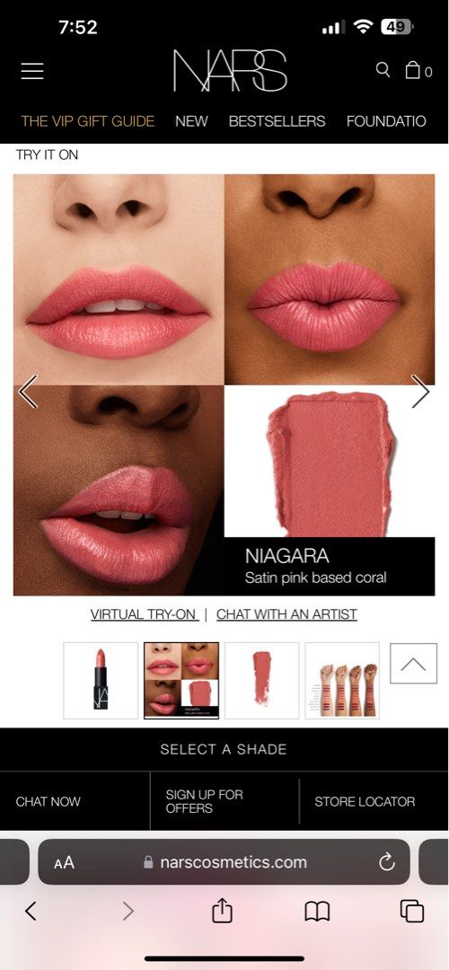 nars niagara