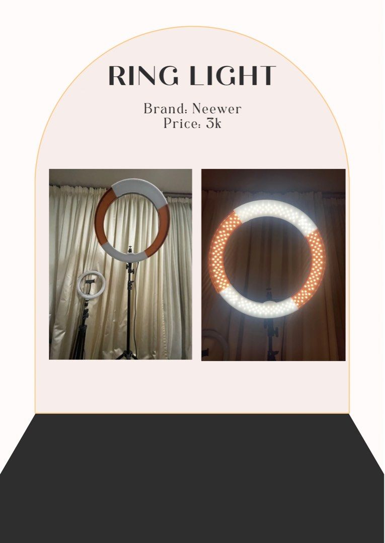 Neewer Ring Light, Photography, Photography Accessories, Lighting ...